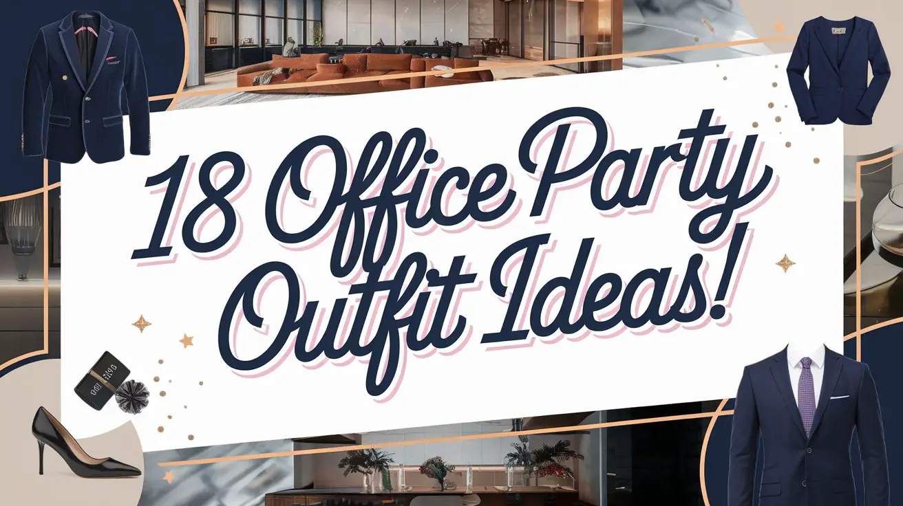 Office Party Outfit Ideas That Balance Professional & Party