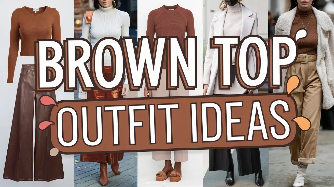 Brown Top Outfit Ideas: 15 Stunning Looks That'll Make You Ditch Black ...