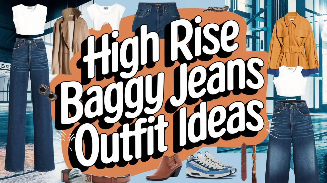 High Rise Baggy Jeans Outfit: 15 Styling Ideas for Every Occasion (You ...