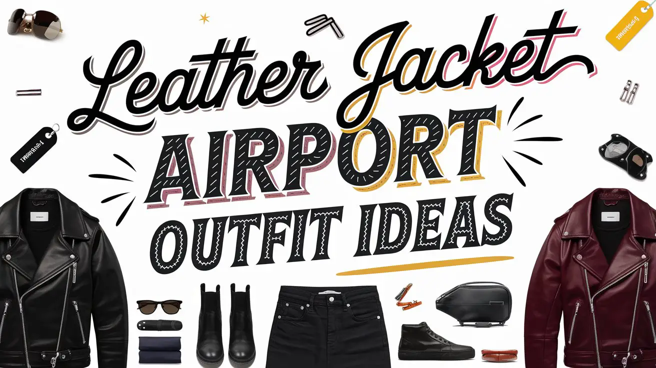 Leather Jacket Airport Outfit: 15 Stylish Ideas to Slay Your Next Flight