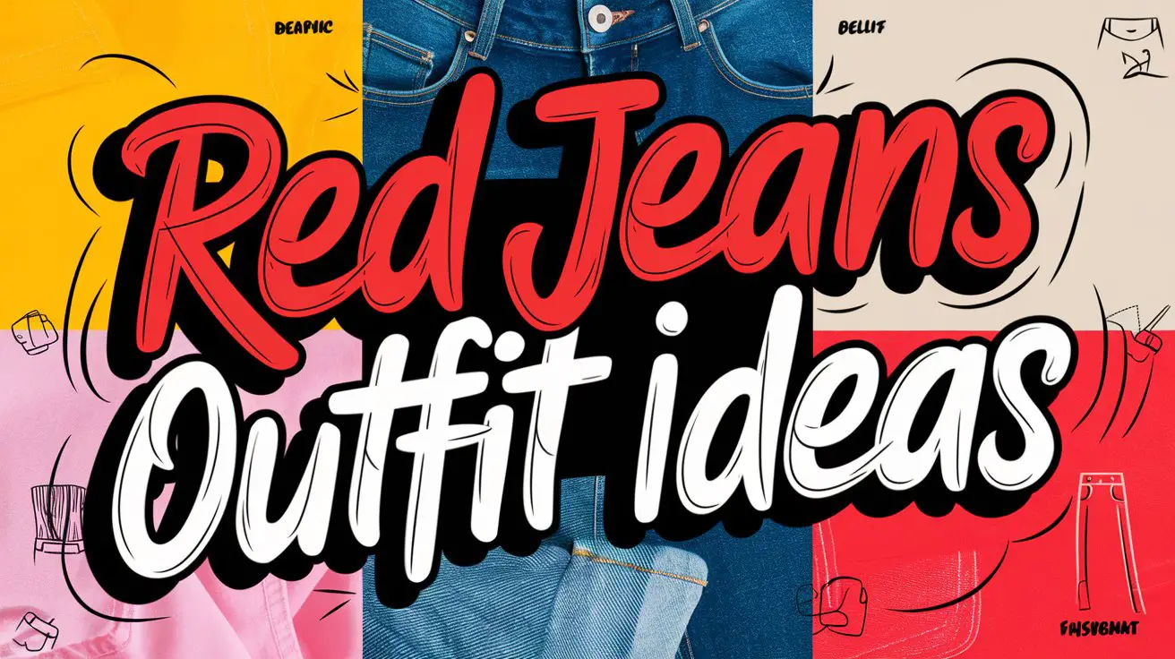 Red Jeans Outfit Ideas: 15 Stylish Ways to Rock Your Bold Denim