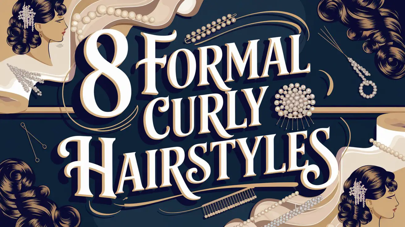 8 Formal Curly Hairstyles That Are Elegant and Sophisticated