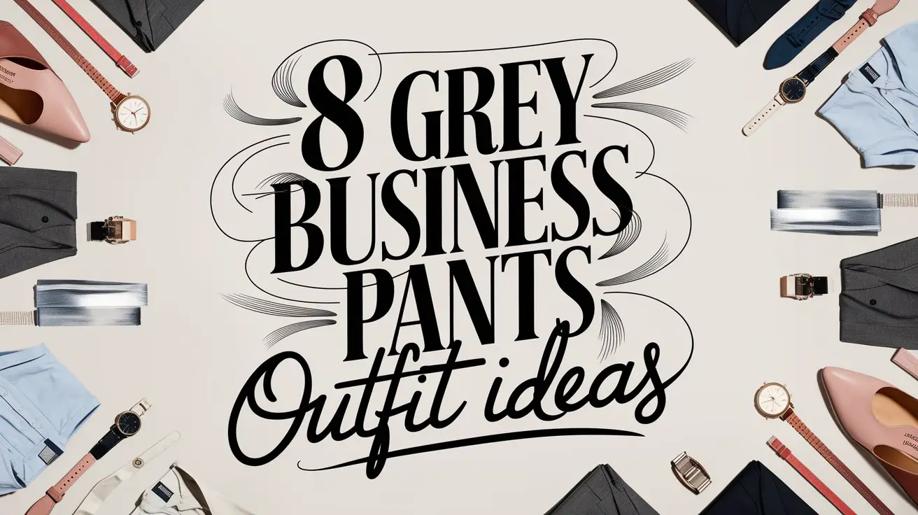 8 Grey Business Pants Outfit Ideas That Mean Business