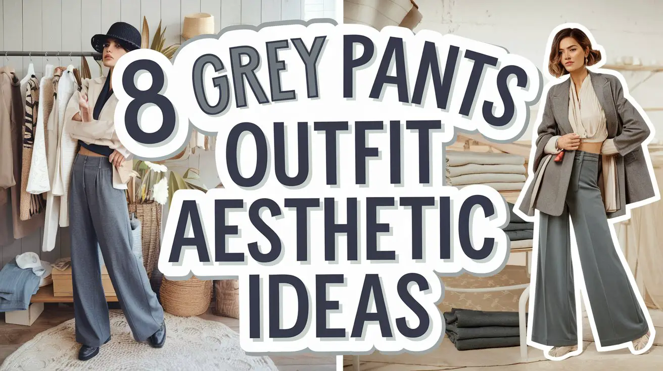 8 Grey Pants Outfit Aesthetic Ideas That Define Your Personal Style