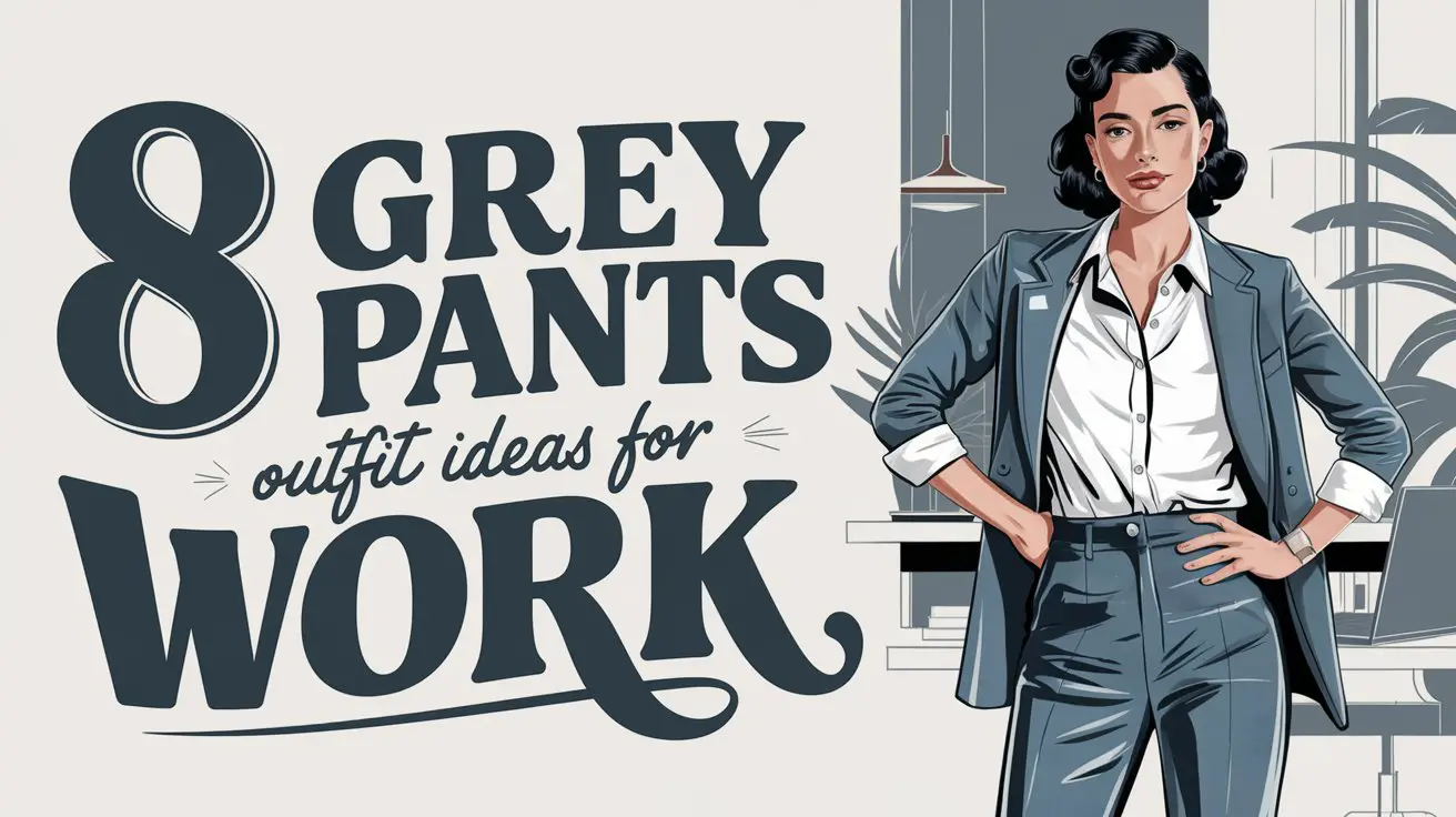 8 Grey Pants Outfit Ideas for Work That Keep You Professional and Polished