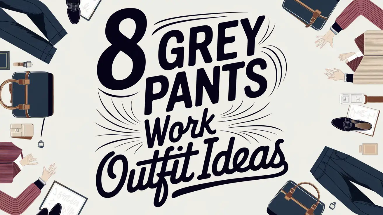 8 Grey Pants Work Outfit Ideas That Mean Business