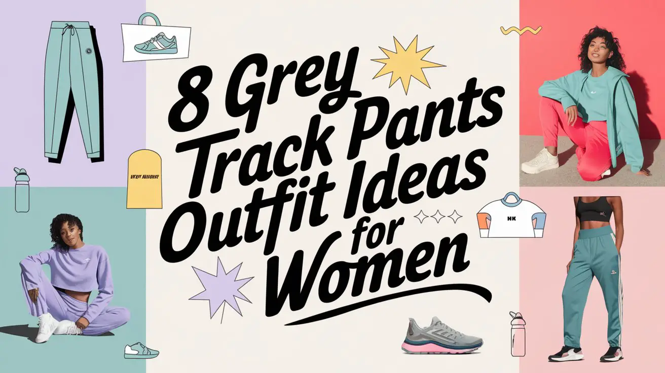 8 Grey Track Pants Outfit Ideas for Women That Elevate Athleisure Style