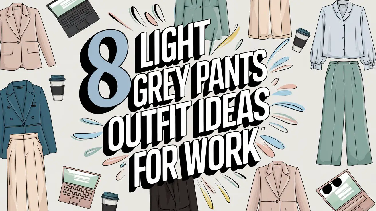 8 Light Grey Pants Outfit Ideas for Work That Keep It Professional and ...
